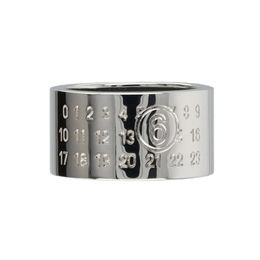 MM6 Maison Margiela Ringe - MM6 Numeric Wide Ring - Gr. 5 - in Mehrfarbig - f&uuml;r Damen