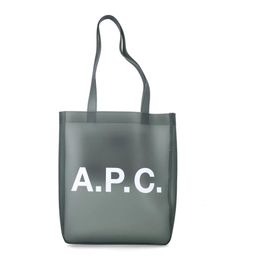 A.P.C. Shopper & Totes - Transparent Tote Bag With Smoky Finish - Gr. unisize - in Grau - f&uuml;r Damen