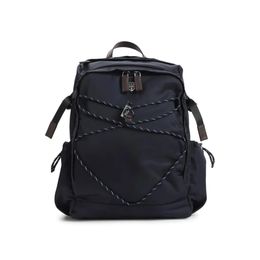 Prada Rucks&auml;cke - Spacious Black Polyamide Backpack With Bungee Cord - Gr. unisize - in Schwarz - f&uuml;r Damen