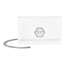 Philipp Plein Clutches - Mini-Schulter - Gr. unisize - in Wei&szlig; - f&uuml;r Damen