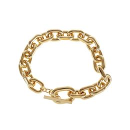 Paco Rabanne Armband - Bold Brass Chain Bracelet - Gr. ONE SIZE - in Gold - f&uuml;r Damen
