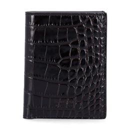 Tom Ford Portemonnaies - Croc Leather Cardholder - Gr. unisize - in Schwarz - f&uuml;r Damen