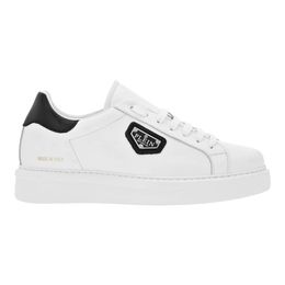 Philipp Plein Low-Top Sneaker - Lo-Top Turnschuhe Titan - Gr. 35 (EU) - in Wei&szlig; - f&uuml;r Damen