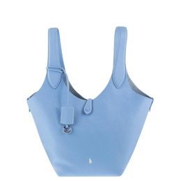 Polo Ralph Lauren Shopper & Totes - Polo Play Leather Tote Bag - Gr. unisize - in Blau - f&uuml;r Damen