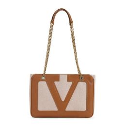 Valentino Garavani Hobo Bags - Woven Textured Leather Shopper Bag - Gr. unisize - in Braun - f&uuml;r Damen