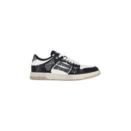 Amiri Low-Top Sneaker - Low-Top White Leather Sneakers With Contrast Detai - Gr. 40 (EU) - in Schwarz - f&uuml;r Damen
