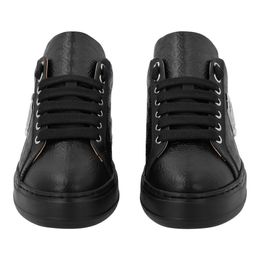 Philipp Plein Low-Top Sneaker - Sneaker Monogram - Gr. 37 (EU) - in Schwarz - f&uuml;r Damen