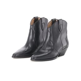 Isabel Marant Stiefel - Ankle Boots With Pointed Toe - Gr. 38 (EU) - in Schwarz - f&uuml;r Damen