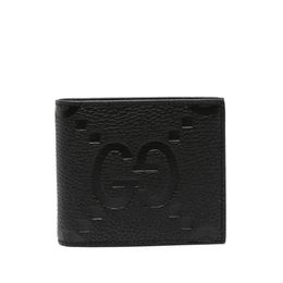 Gucci Portemonnaies - Gg Jumbo Bi-Fold Wallet - Gr. unisize - in Schwarz - f&uuml;r Damen