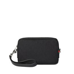 Gucci Hobo Bags - Rectangular Black Fabric Bag With Embossed Pattern - Gr. unisize - in Schwarz - f&uuml;r Damen