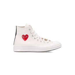 Comme des Garcons Play Low-Top Sneaker - High-Top Sneakers With Heart Emblem - Gr. 6 - in Wei&szlig; - f&uuml;r Damen