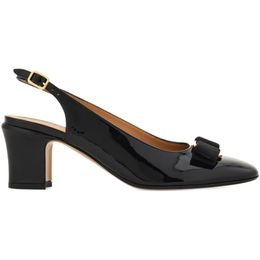 Salvatore Ferragamo Hohe Schuhe - With Heel Black - Gr. US_7_5 - in Schwarz - f&uuml;r Damen