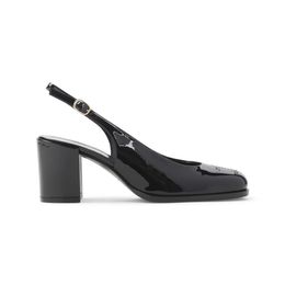 C&eacute;line Celine Sandalen - Black Calf Leather Slingbacks - Gr. 38 (EU) - in Schwarz - f&uuml;r Damen