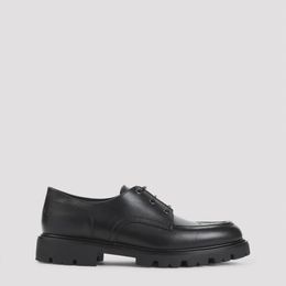 C&eacute;line Black Leather Lace-Up Shoes - Gr. 44 (EU) - in Schwarz