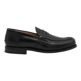 Church's Church's Loafer - Polished Leather Penny Loafers With Rounded Toe - Gr. 8_5 - in Schwarz - f&uuml;r Damen