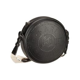 K by KARL LAGERFELD Karl Lagerfeld Bodybag K/Circle Round CB Perforated in Black | Gr.: onesize