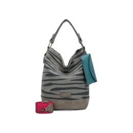 Fritzi aus Preussen Fritzi aus Preu&szlig;en Izzy07 Olga Canvas Schultertasche 27 cm in zebra wild | Gr.: onesize