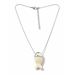 Collezione Alessandro Kurze Kette " Pescare " in creme | Gr.: onesize