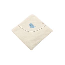 Sterntaler Kapuzenbadetuch 80x80 cm DINO Rexi in beige | Gr.: onesize