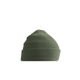 Yuhu Unisex Beanie Baumwolle Waffelstrick Winterm&uuml;tze in Olivgr&uuml;n | Gr.: onesize