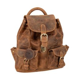 Green Burry Greenburry Rucksack Vintage 1711S in Sattelbraun | Gr.: onesize