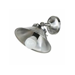 Licht-Erlebnisse Wandlampe (B)15 x (H)16 cm in Silber matt | Gr.: onesize