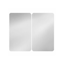 Wenko Herdabdeckplatten Universal Silber 2er Set, Herdabdeckplatte Universal Mod. Silber, 2er Set in Silber | Gr.: onesize