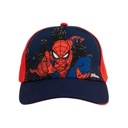 MARVEL Spiderman Kappe Cap Basecap Baseballkappe verstellbar in blau/rot | Gr.: onesize