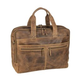 Green Burry Greenburry Aktentasche Vintage in Teak-Brown | Gr.: onesize