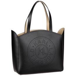 K by KARL LAGERFELD Karl Lagerfeld Shopper K/Circle MD Zip in Black | Gr.: onesize