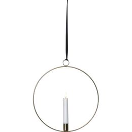 STAR TRADING LED Lichterkranz &sbquo;Flamme Ring&lsquo;, gold, 30cm | Gr.: onesize