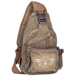 Green Burry Greenburry Rucksack Vintage Aviator in Khaki | Gr.: onesize