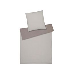 Elegante Bettw&auml;sche Tender in marone | Gr.: 135 x 200 + 80 x 80 cm