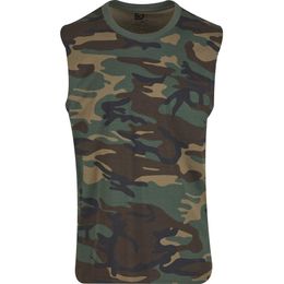 Brandit Sleeveless Shirt in woodland | Gr.: 4XL