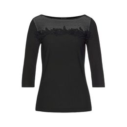 Laura Scott Rundhalsshirt in schwarz | Gr.: 38