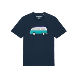 wat? Apparel T-Shirt California Dream in Dunkelblau | Gr.: 52