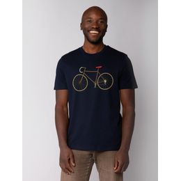 wat? Apparel T-Shirt Fahrrad in Dunkelblau | Gr.: 60