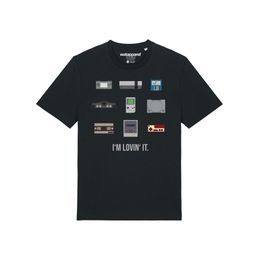 wat? Apparel T-Shirt Videogames in Schwarz | Gr.: 56