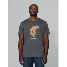 wat? Apparel T-Shirt Fahrradb&auml;r in Grau | Gr.: 56