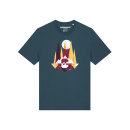 wat? Apparel T-Shirt Von B&auml;ren und Bergen in Petrol | Gr.: 48