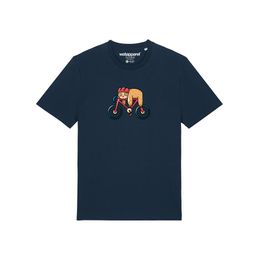 wat? Apparel T-Shirt Sloth in Dunkelblau | Gr.: 50