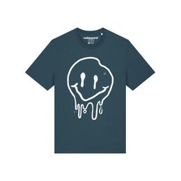 wat? Apparel T-Shirt Smiley in Petrol | Gr.: 50