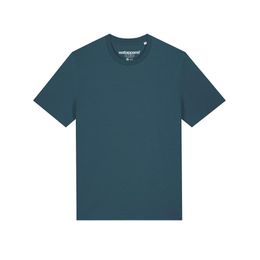 wat? Apparel T-Shirt 2er Pack Bio Basic T-Shirt M&auml;nner in Petrol | Gr.: 48