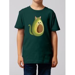 wat? Apparel T-Shirt Avocato in Dunkelgr&uuml;n | Gr.: 152-164
