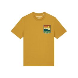 wat? Apparel T-Shirt Good Vibe in Ocker | Gr.: 56