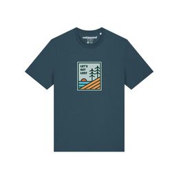 wat? Apparel T-Shirt Let's Get Lost in Petrol | Gr.: 56