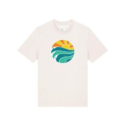 wat? Apparel T-Shirt Summer Sun in Off White | Gr.: 46