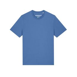 wat? Apparel T-Shirt 2er Pack Bio Basic T-Shirt M&auml;nner in Bright Blue | Gr.: 48