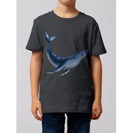 wat? Apparel T-Shirt Wal in Grau | Gr.: 134-146