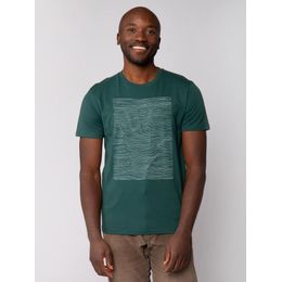 wat? Apparel T-Shirt 3Dillusion in Dunkelgr&uuml;n | Gr.: 56